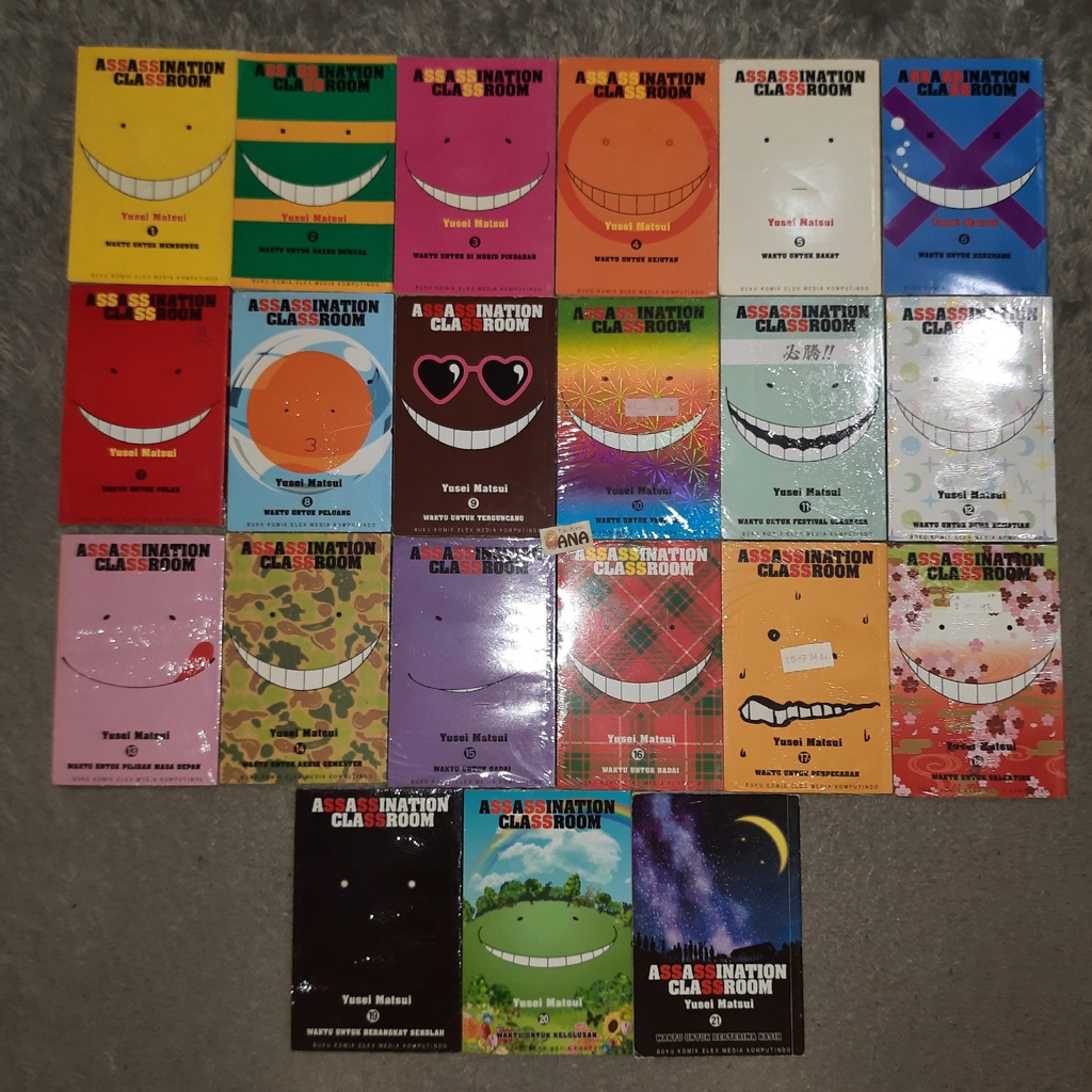 Comic SET Assassination Classroom 1-21 End (Yusei Matsui) | Shopee ...