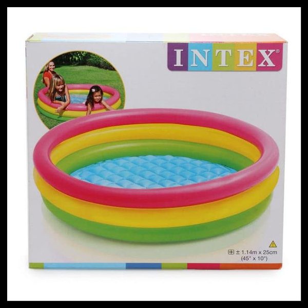INTEX Baby Spa Sunset Glow Pool - 57412 | Shopee Singapore