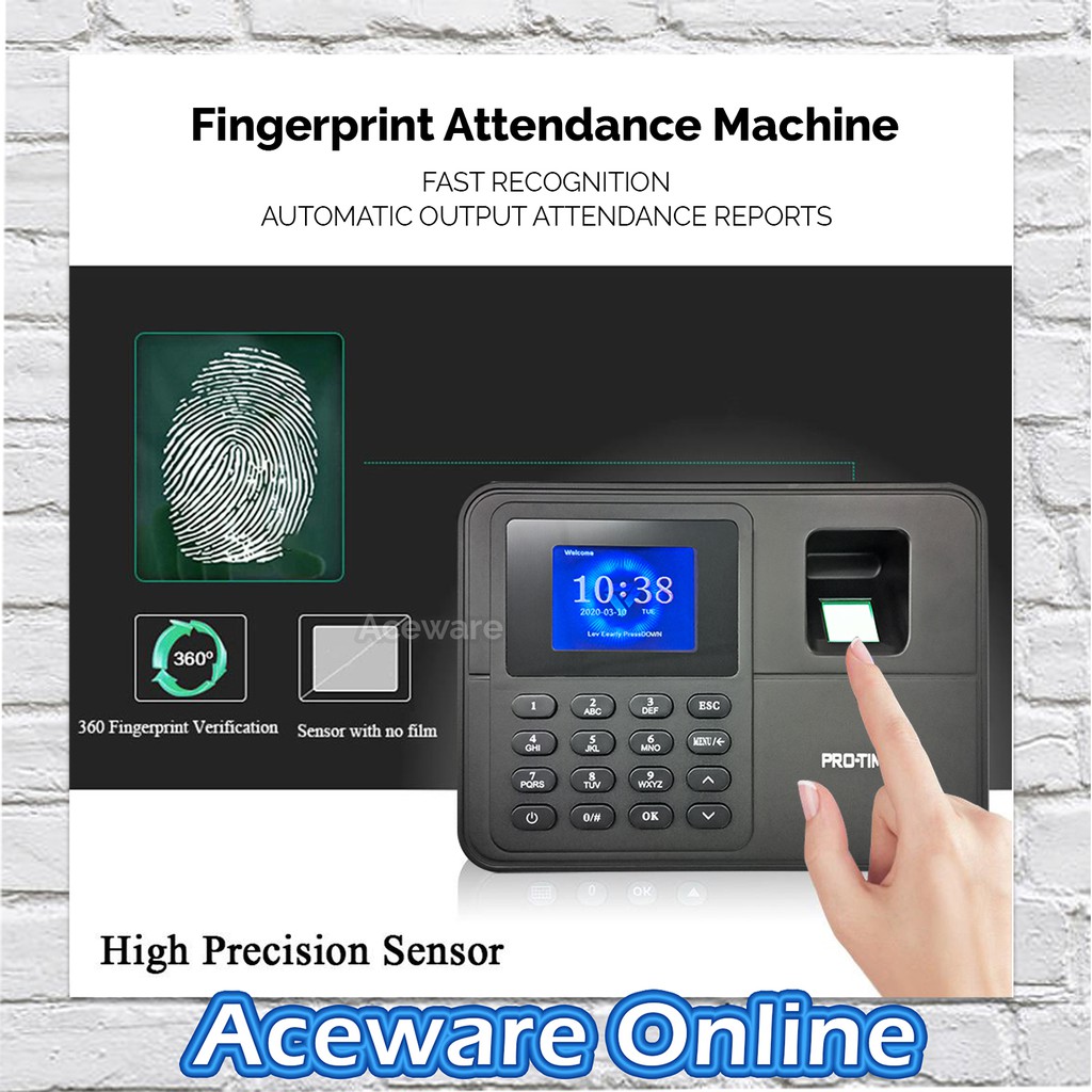 Thumbprint Attendance Machine Fingerprint Attendance Machine Biometric ...
