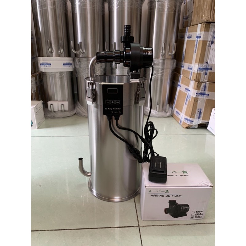 Stainless Steel Filter F180 - Marine DC Pump 2500L - Stainless Steel ...