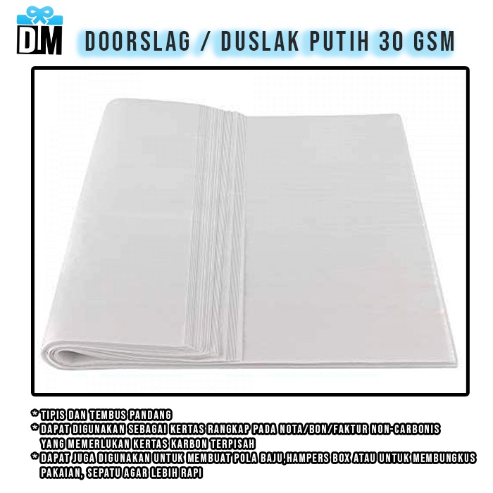 Doorslag Paper Duslak Shoe Wrapping Hampers Box Bon Doorslag Paper ...