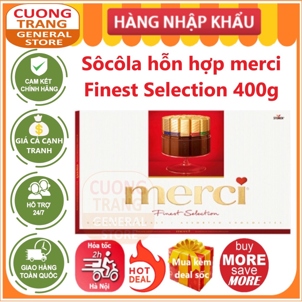 Merci Finest Selection mixed chocolate box 400g | Shopee Singapore