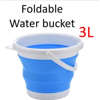Collapsible Wash Basin Foldable Pail Square portable bucket Fold ...