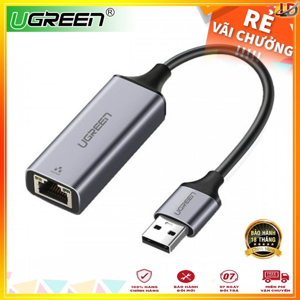Ugreen 50922 USB 3.0 to Lan RJ45 Gigabit 10/100/1000Mbp Cable | Shopee ...