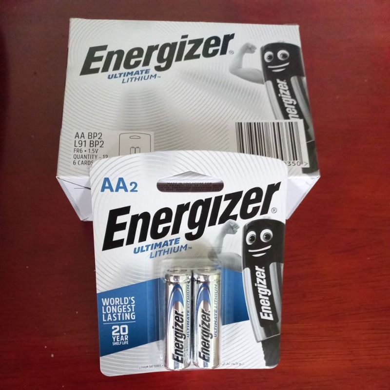 Energizer Ultlmate Lithium 2xAA Batteries | Shopee Singapore