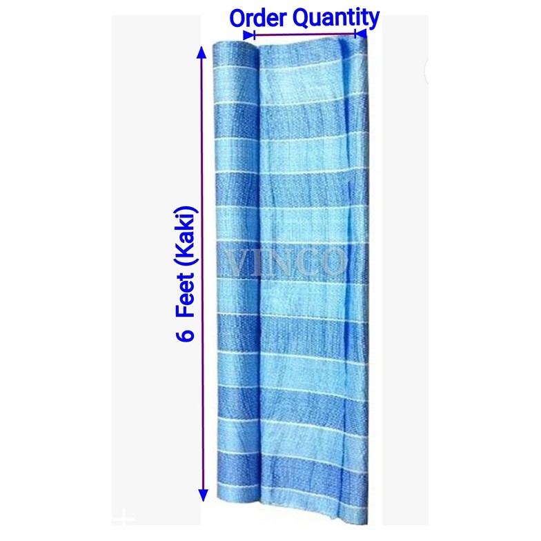 6Feet x 1Feet Tarpaulin Sheet Canvas (Blue / White) / Kanvas Biru ...