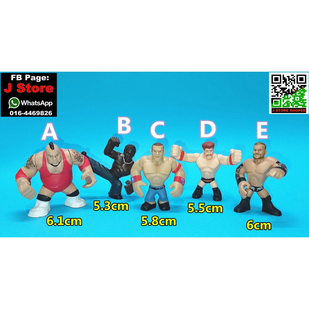 WWE Chibi Wrestler figure ( J Store ) | Shopee Singapore