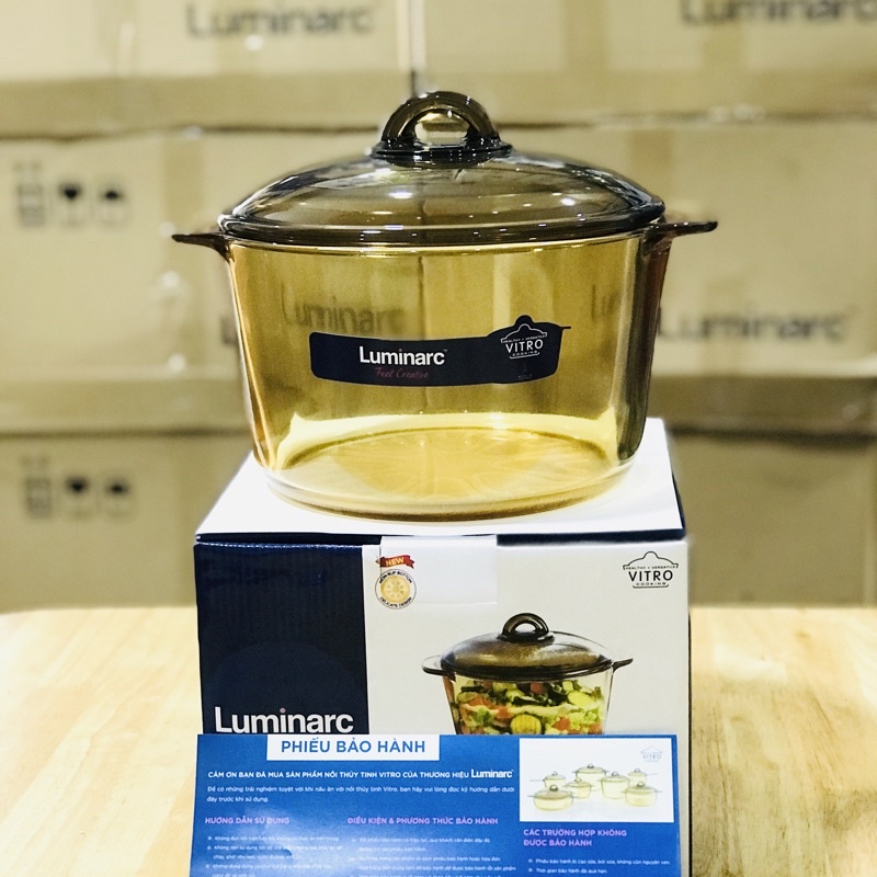 Luminarc Vitro glass pot 3 liters - Genuine | Shopee Singapore