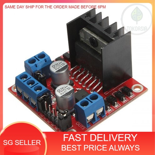 L298N dual channel driver Motor Driver / Stepper Driver (2 Channels ...