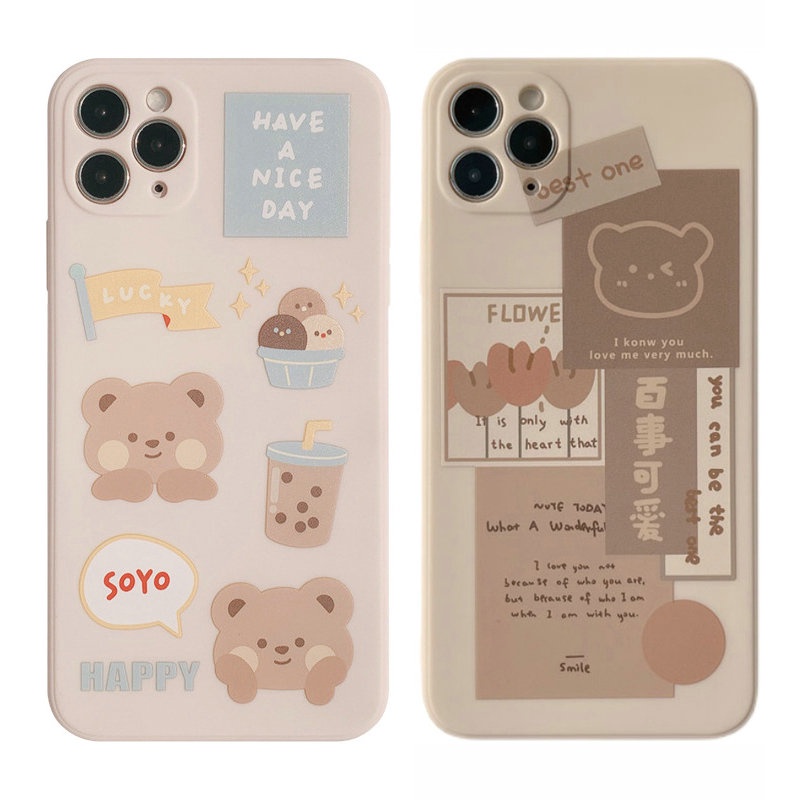 Soft TPU Straight Edge Phone Case for OPPO A76 A36 A55 A15 A15S A53 A33 A52 A92 A31 A91 A16 A74 ...