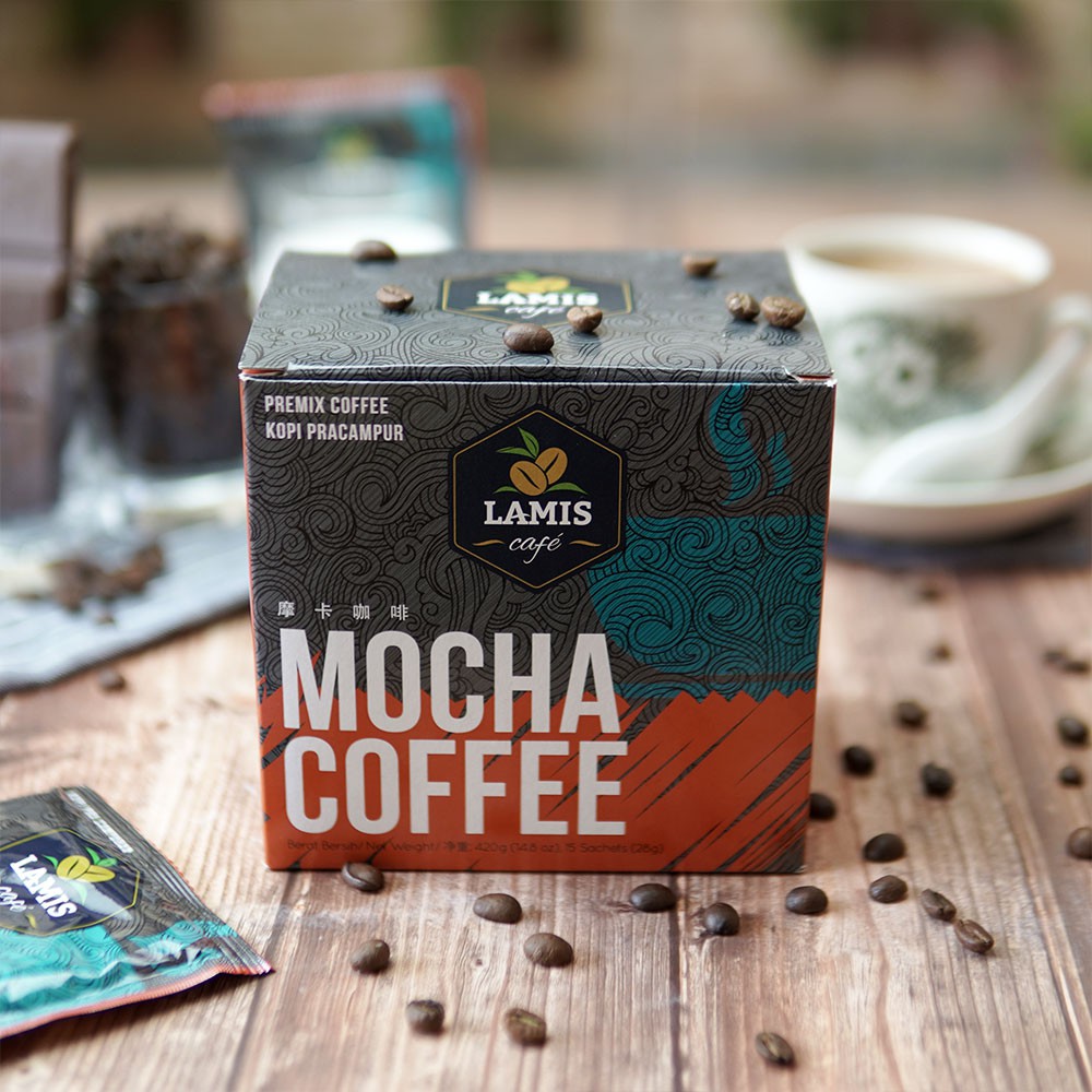LAMIS Premium Mocha Coffee (28g x 15sachet) | Shopee Singapore