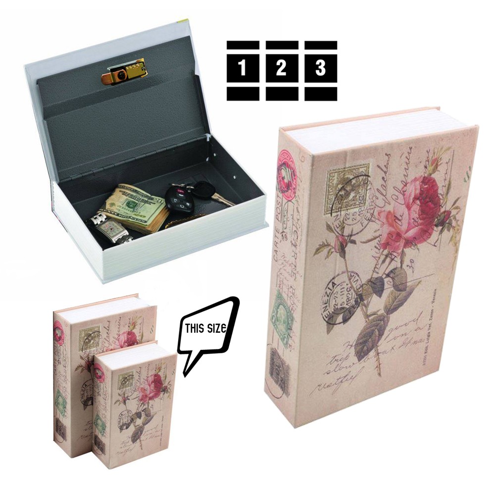 Book-shaped security safe (Multiple patterns) | Shopee Singapore
