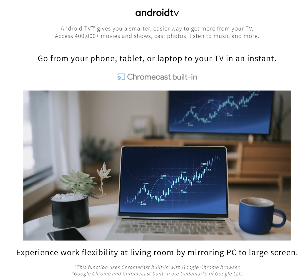 SHARP 60 inch 4K UHD Android TV 4T-C60DL1X | Shopee Singapore