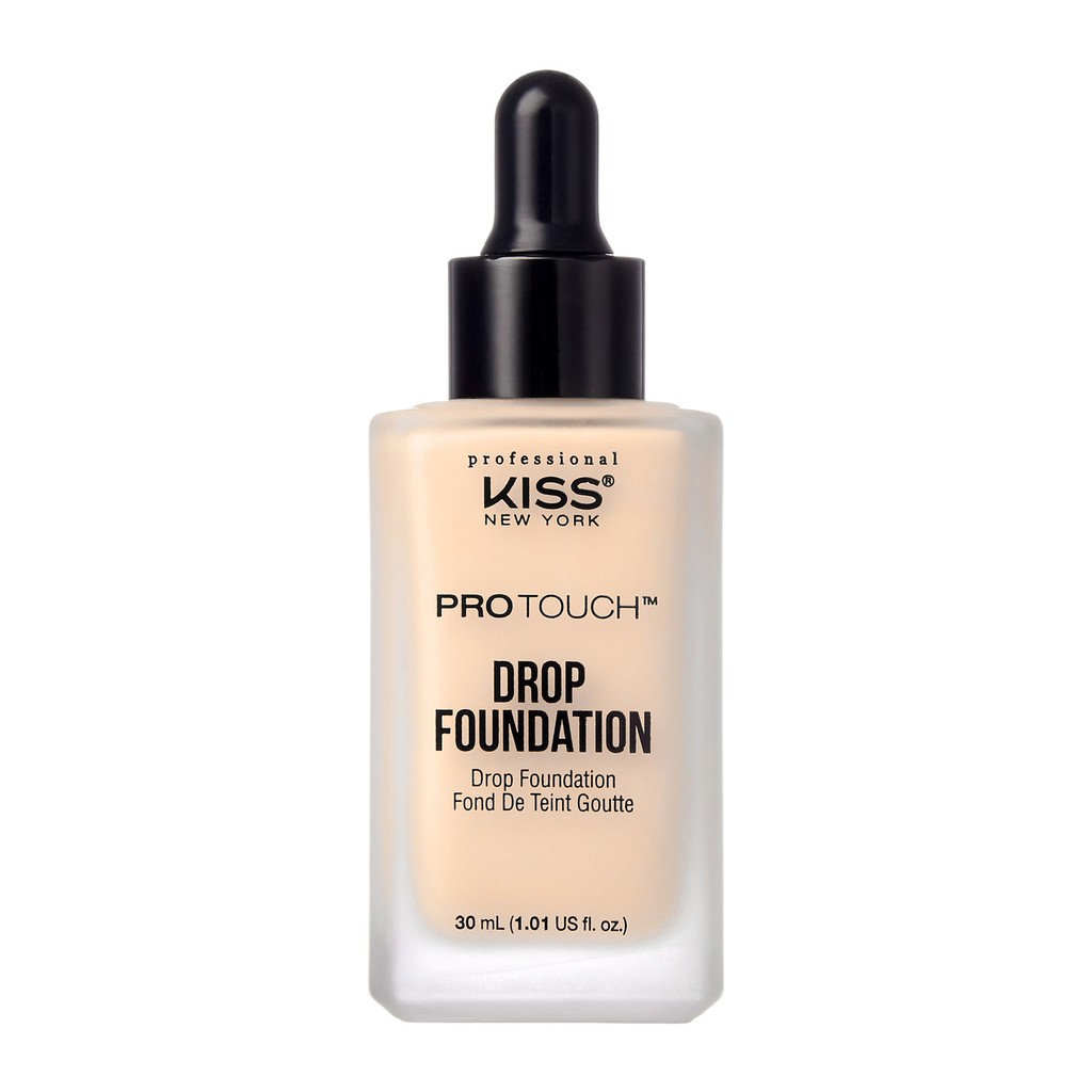 KISS New York Professional Drop Foundation – Warm Nude (KPDF140) 30ml ...