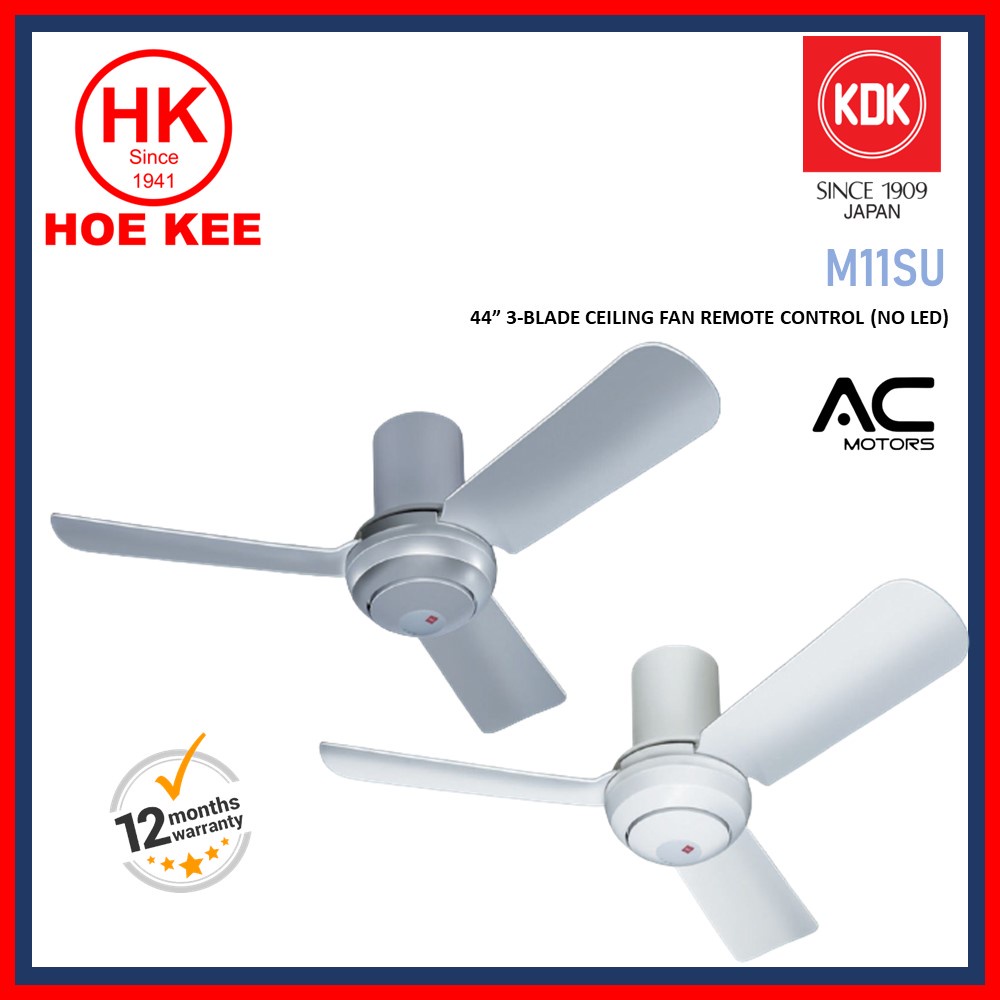 KDK M11SU 44" AC Ceiling Fan without light | Shopee Singapore
