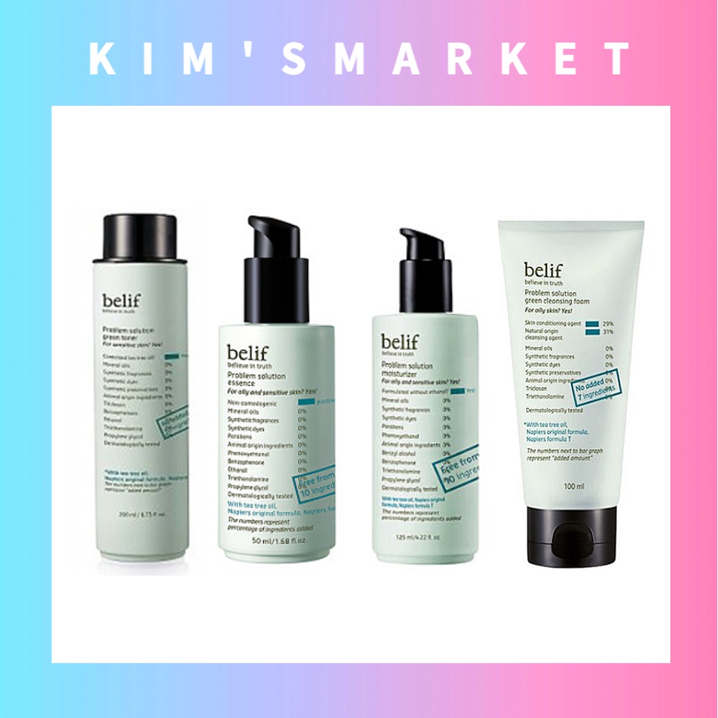 BELIF Belif Problem Solution all line Moisturizing balm Acne Sensitive ...