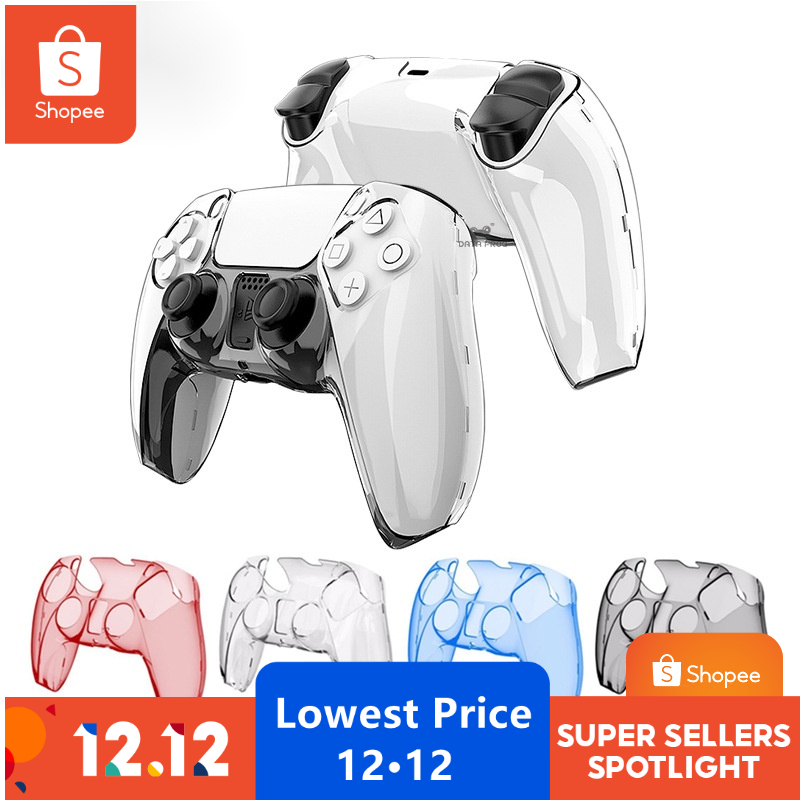 【11·11】For PS5 game controller crystal case PC transparent split handle ...