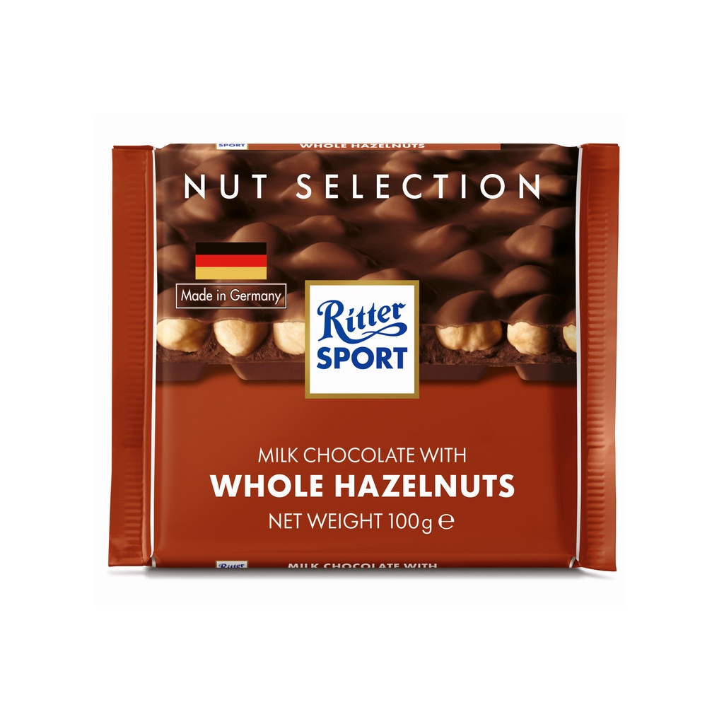 Ritter Sport Whole Hazelnut 100g [Germany] | Shopee Singapore