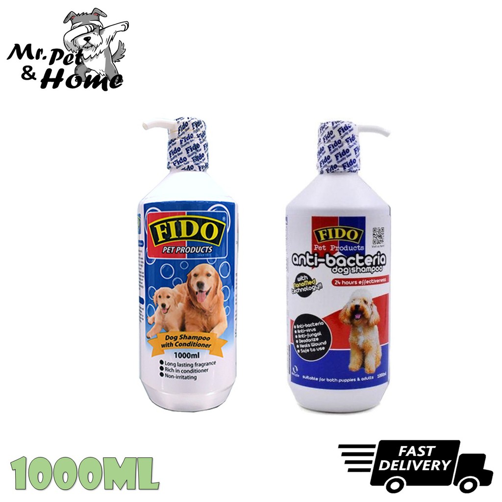 Fido Dog Shampoo 1000ml - Dog Shampoo / Pet Shampoo (Fido Shampoo ,Anti-Bacteria) | Shopee Singapore