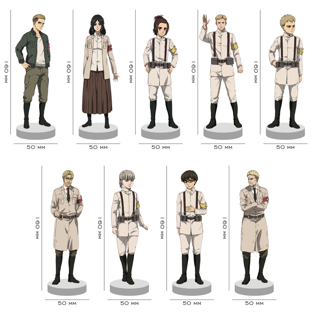 Stand Figure Attack On Titan Final Standee Acrylic AOT Final Battle ...