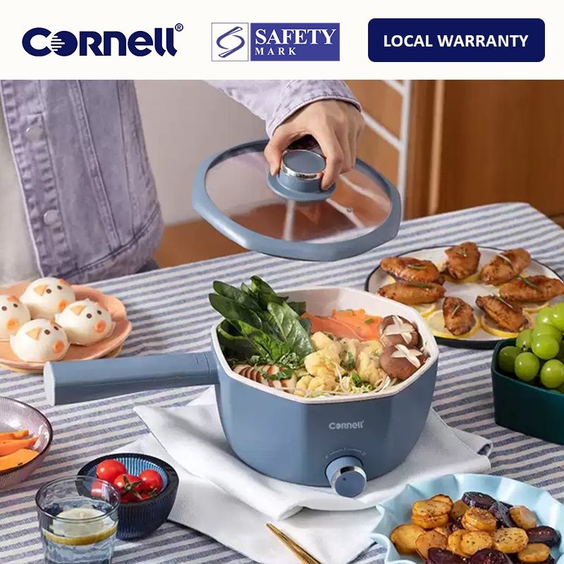 Cornell 1.5L Portable Mini Cooker, Multi-Functional Pot CMCS2000PP/BL ...