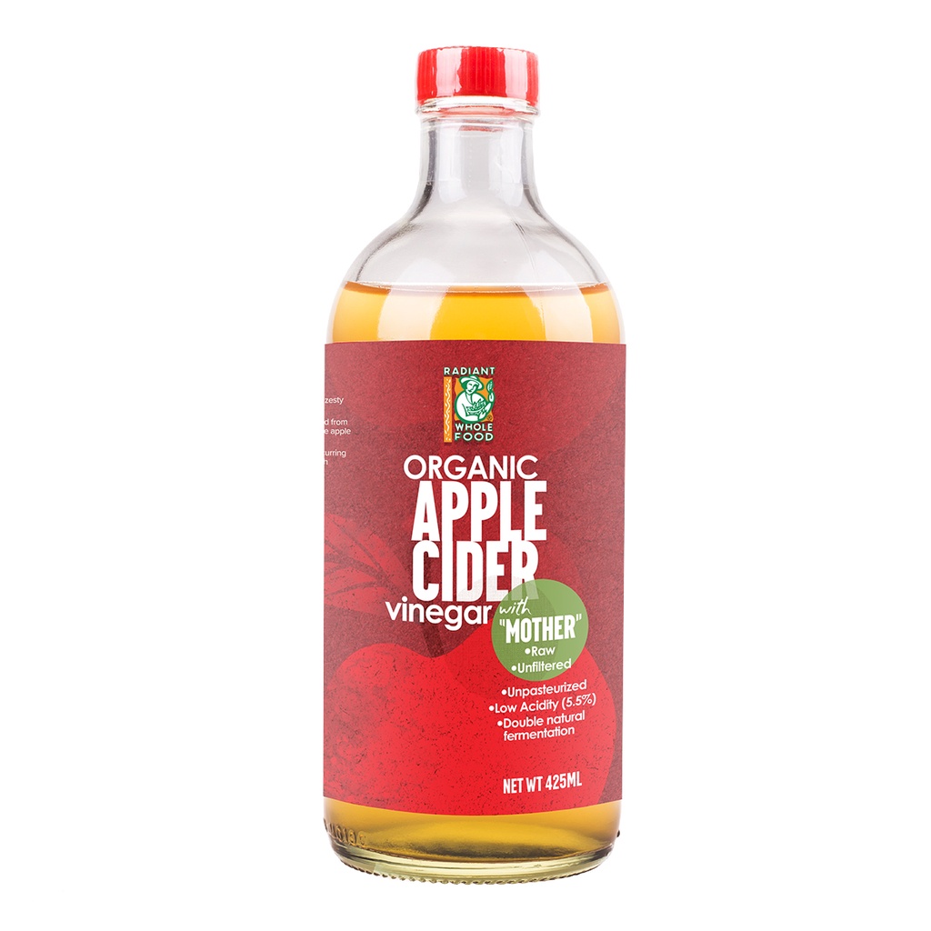 Radiant Organic Cuka Epal Apple Cider Vinegar (425ml) | Shopee Singapore