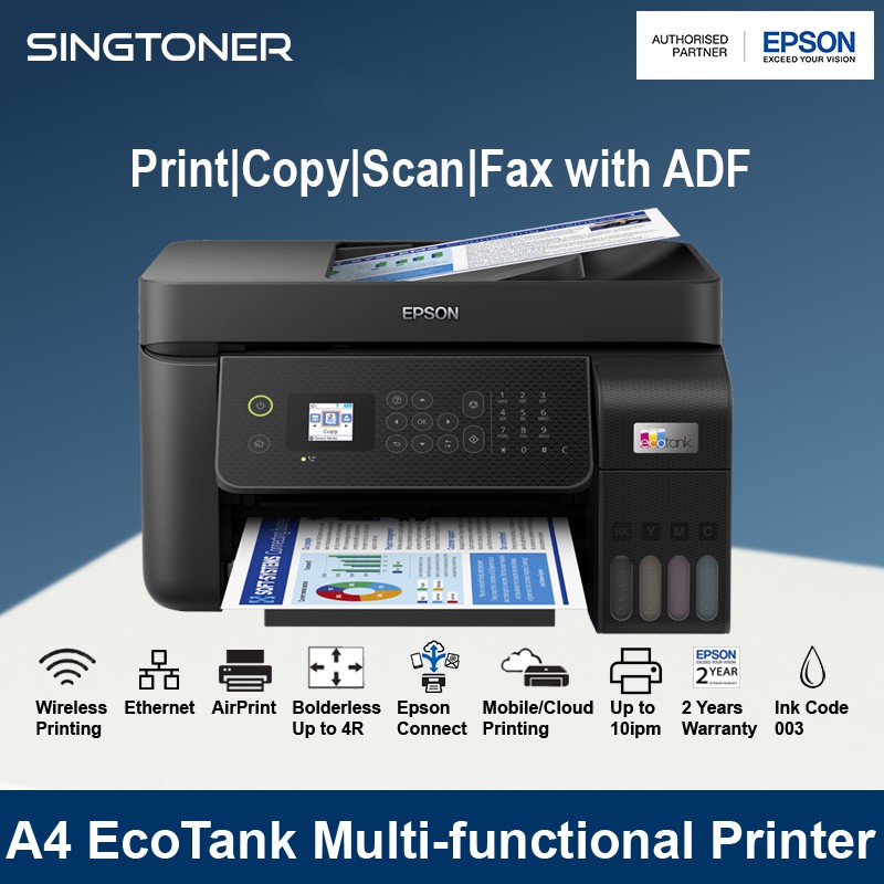 [Local Warranty] Epson EcoTank L5290 L-5290 5290 Replacement For L5190 ...