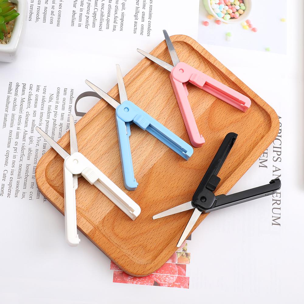 JIANWU Creative Portable Telescopic Scissors Pure Color Simplicity ...