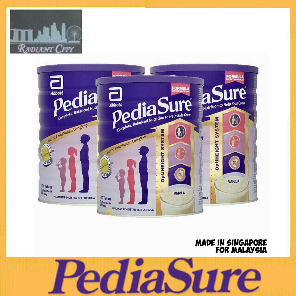 PEDIASURE Complete Nutrition Milk Powder 1.6KG -Vanilla | Shopee Singapore