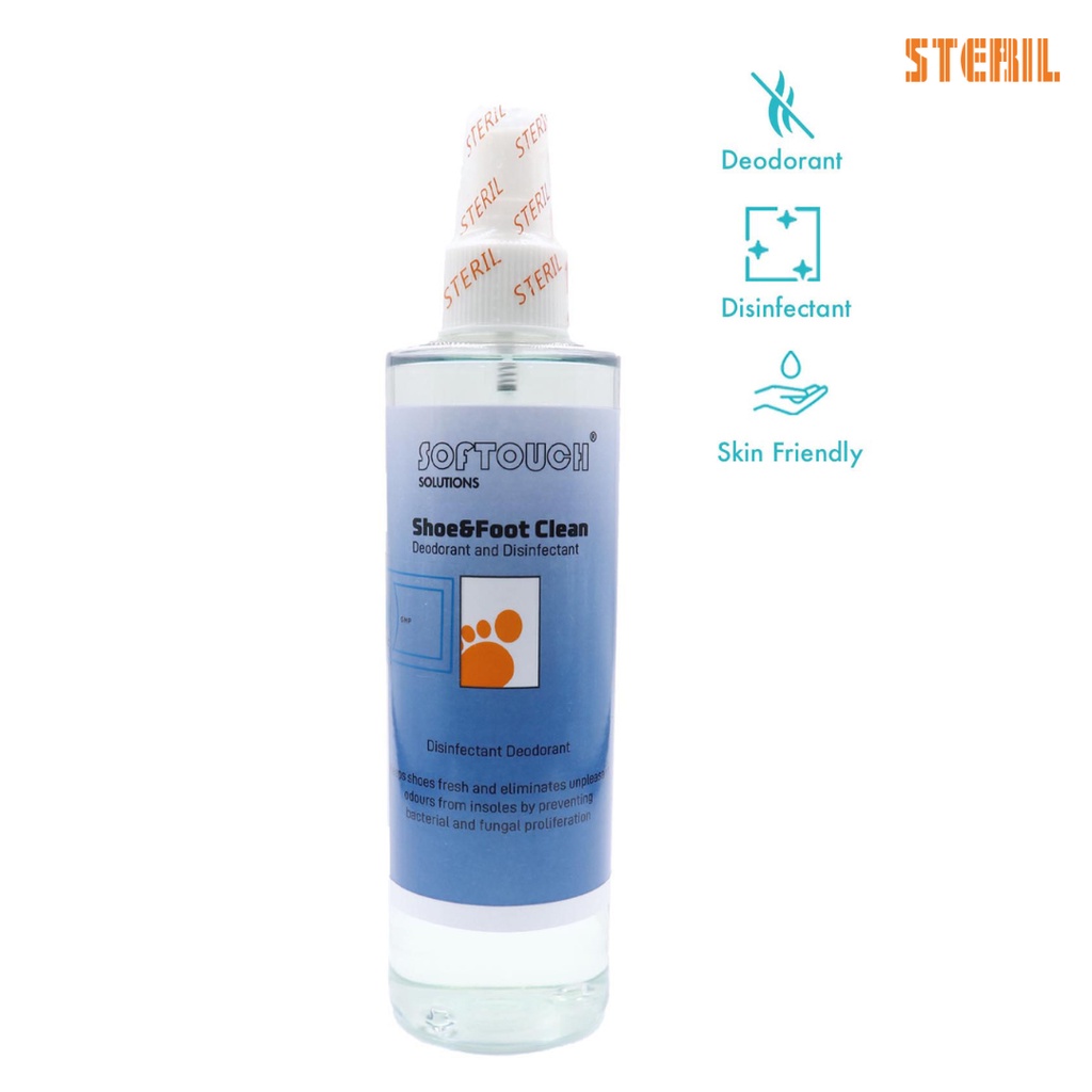 Steril Medical Softouch Shoe & Foot Clean, Disinfectant & Deodorant ...