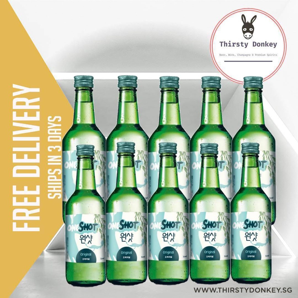 ONESHOT Original Soju 360ml (Bundle of 10) | Shopee Singapore