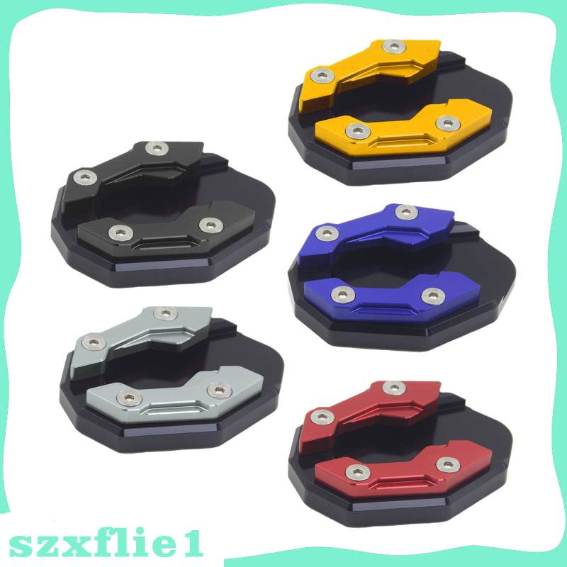 [ Motorcycle Kickstand Plate Aluminum Alloy Side Stand Foot Pad for ...