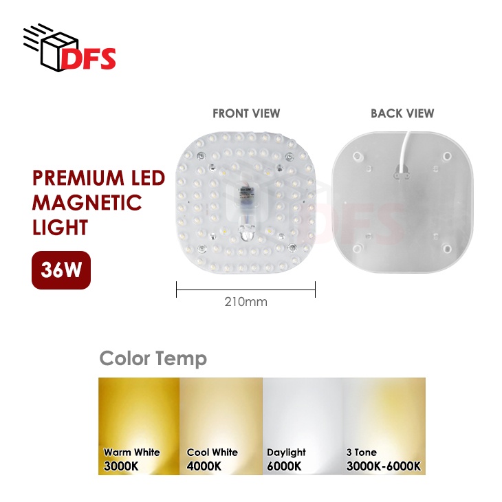 DFS LED LIGHT 24W 36W Ceiling Light Replacement/Magnetic Light/Ceiling ...