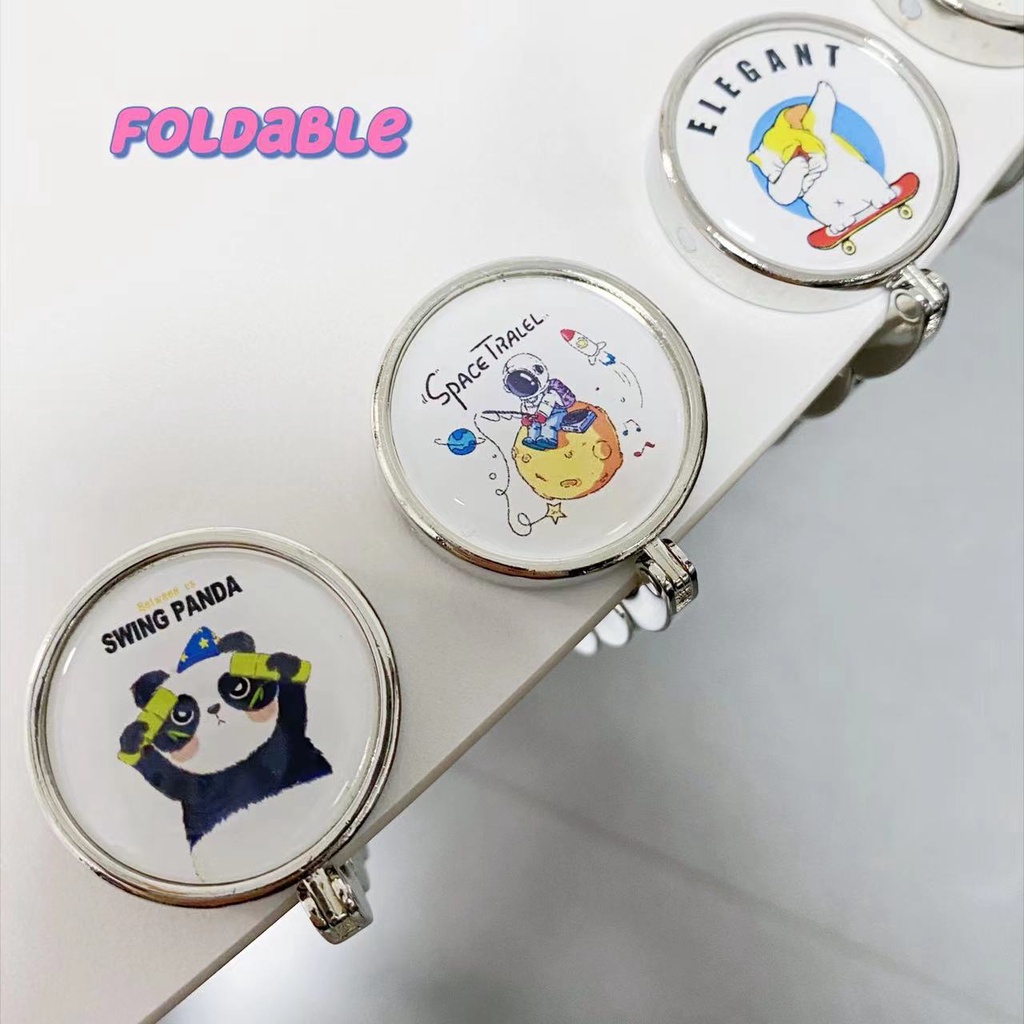 Portable Folding Bag Hook Round Metal Table Side Hanger | Shopee Singapore