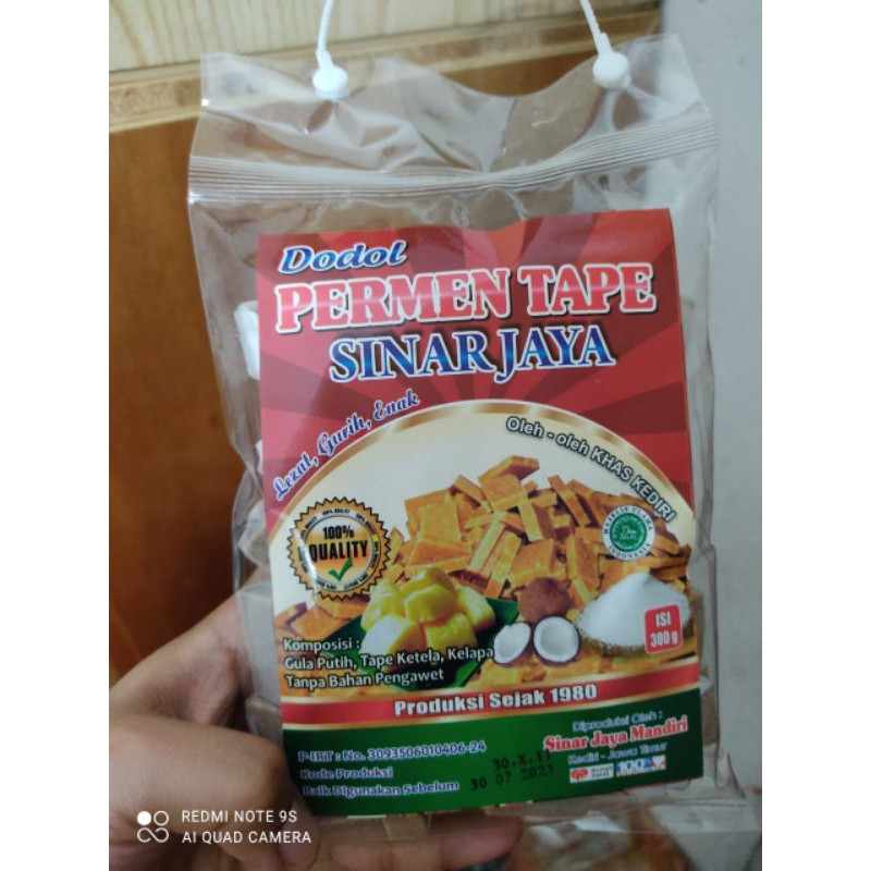 PERMEN TAPE DODOL GULA GULA TAPE SINAR JAYA DODOL NANGKA KELAPA DURIAN ...