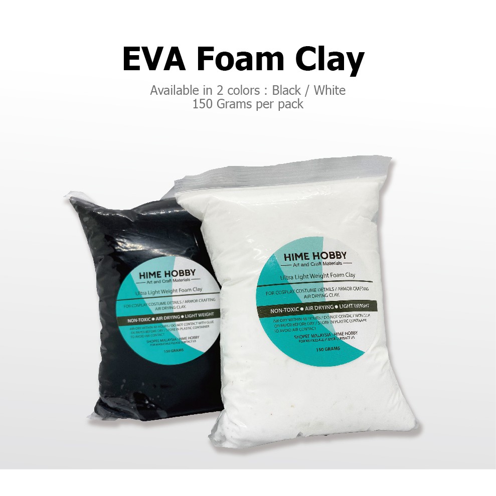 Non toxic Eva moldable foam clay for cosplay props and crafting art EVA ...