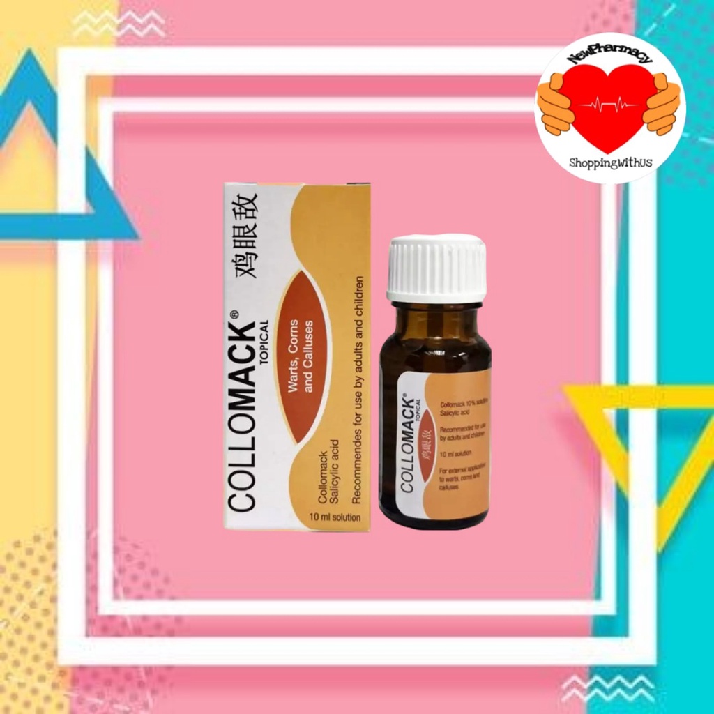 ColloMack Topical Warts, Corns and Calluses 10ml (Exp-08/2026) | Shopee ...