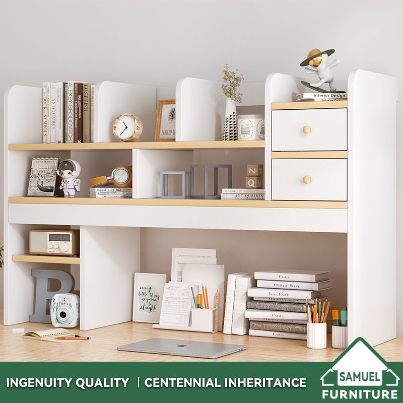 Desk bookshelf desk shelf desk storage rack Desktop Organizer Office ...