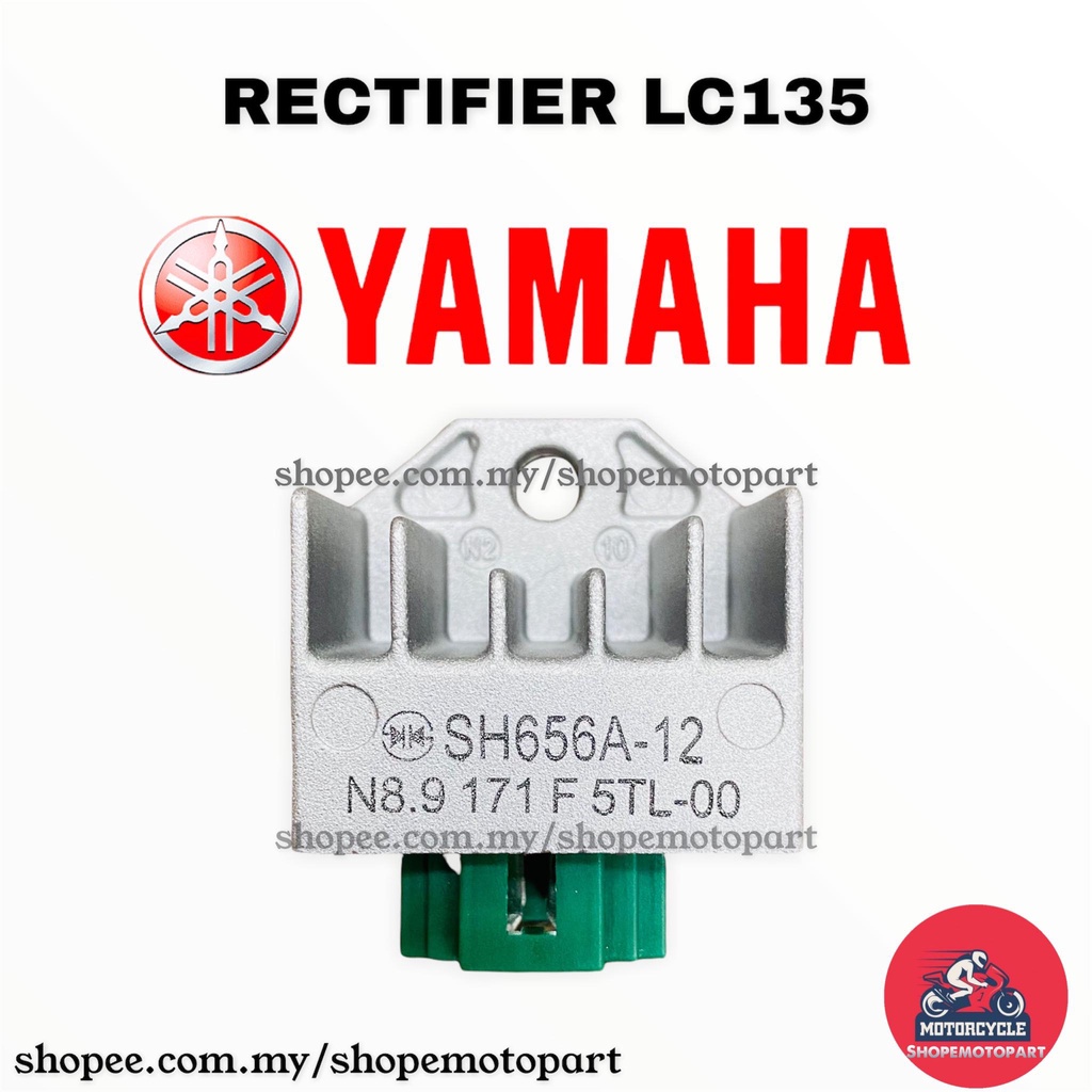 RECTIFIER KATAB YAMAHA LC135 135LC LC 135 V1 V2 V3 V4 V5 V6 V7 Y125ZR ...