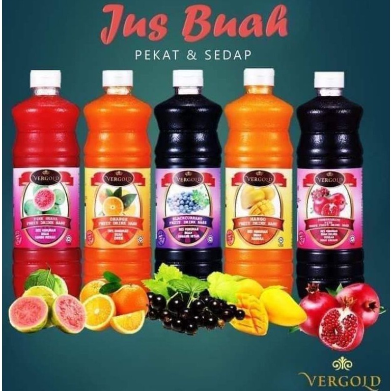 KOMBO VERGOLD JUICE by AMWAY - ( ORANGE, MANGO, PINK GUAVA ...