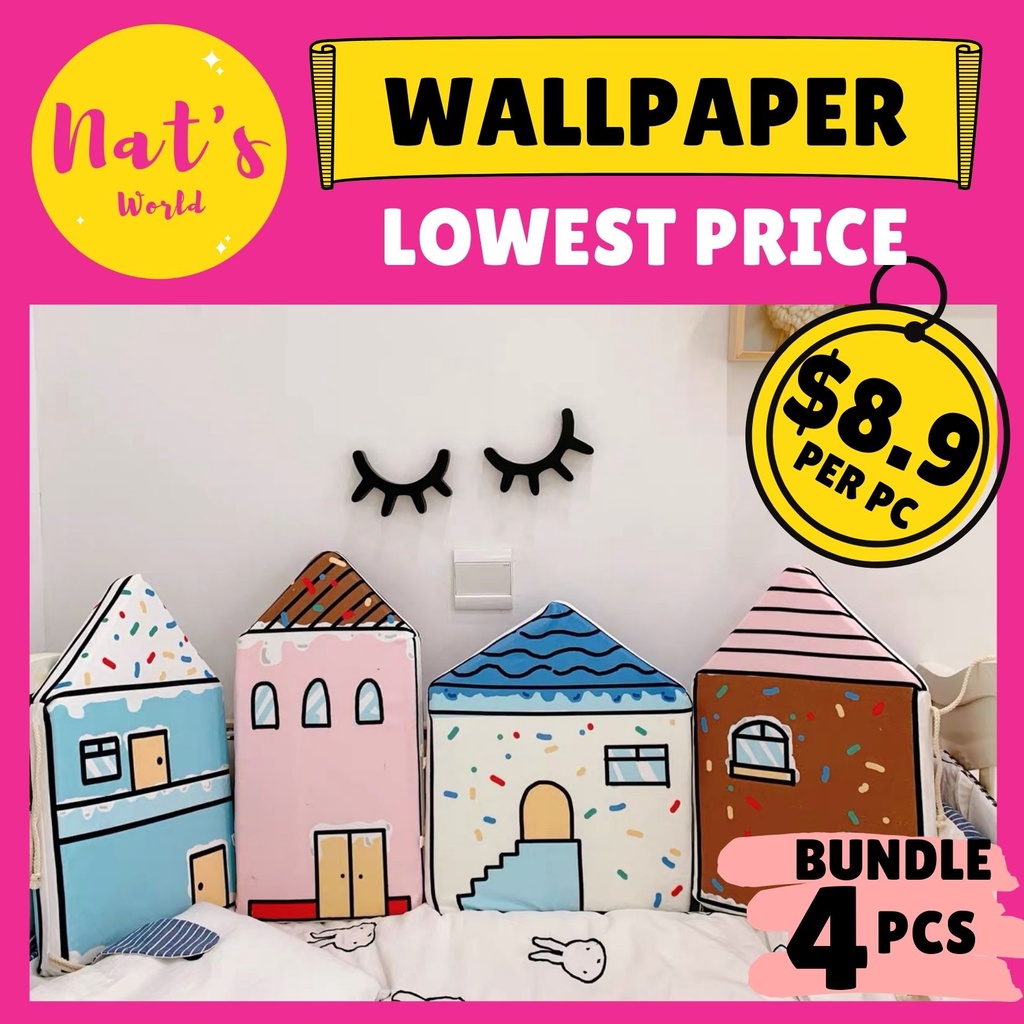 Baby Cot Bed Bumper Head Protector crib (house fence) | Shopee Singapore