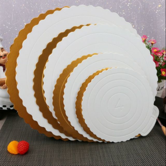 NEW Round Cake Board With Handle Papan Kek Bulat | Shopee Singapore