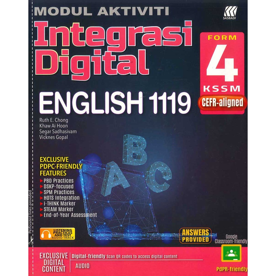SASBADI MODUL AKTIVITI INTEGRASI DIGITAL ENGLISH 1119 FORM 4 KSSM CEFR ...