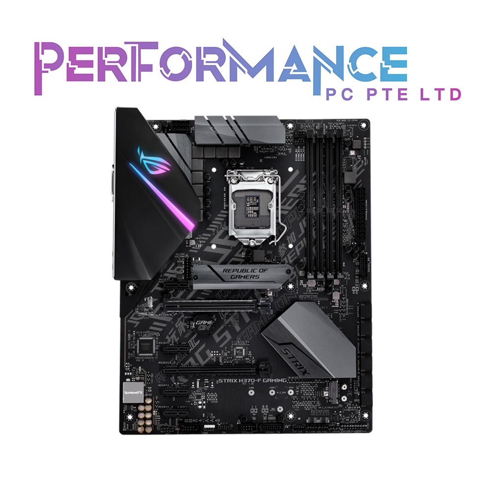 ASUS ROG STRIX H370-F GAMING Intel H370 ATX gaming motherboard (3 YEARS ...
