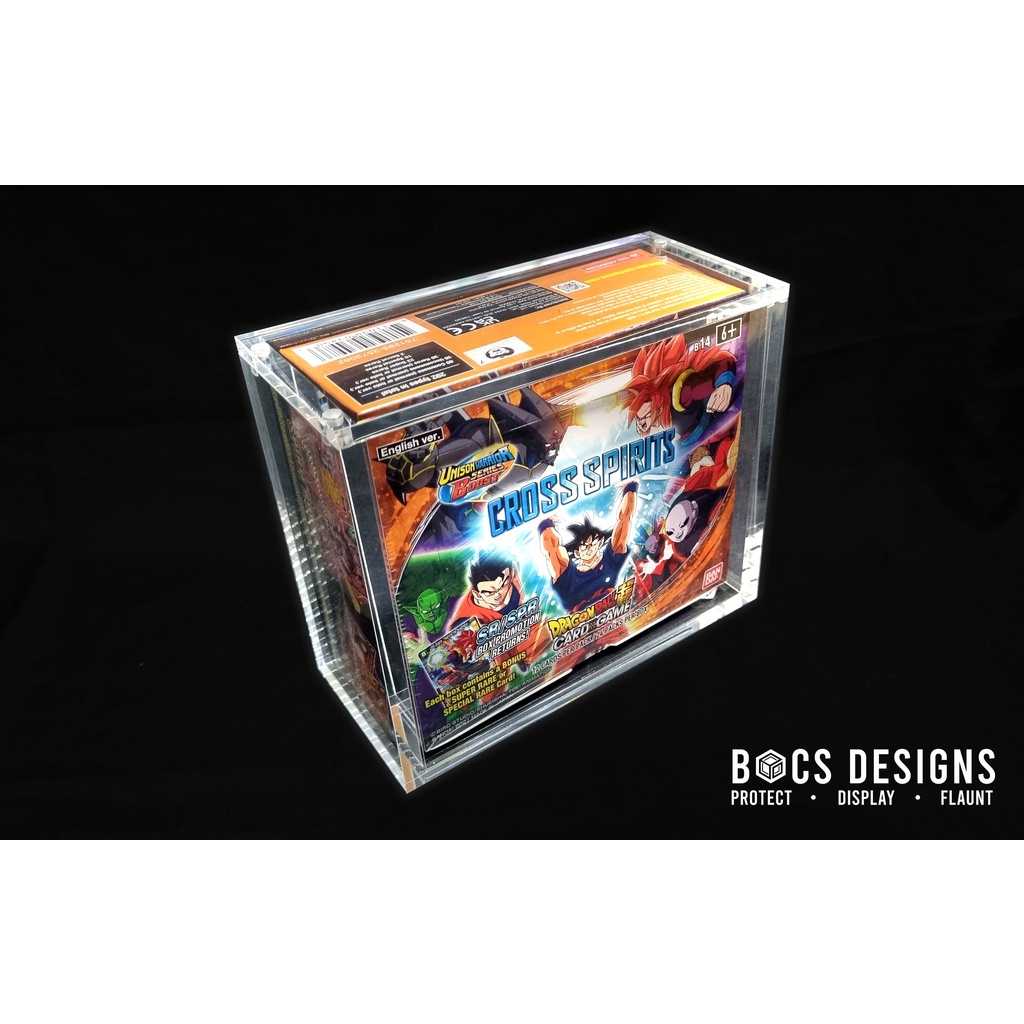 BOCS Dragon Ball Booster Box Non UV Acrylic Display Trading Card Game ...