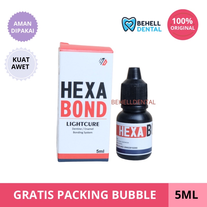 ORIGINAL | HEXABOND BONDING RESIN 5Ml / Hexa Bond Laser Braces Glue ...