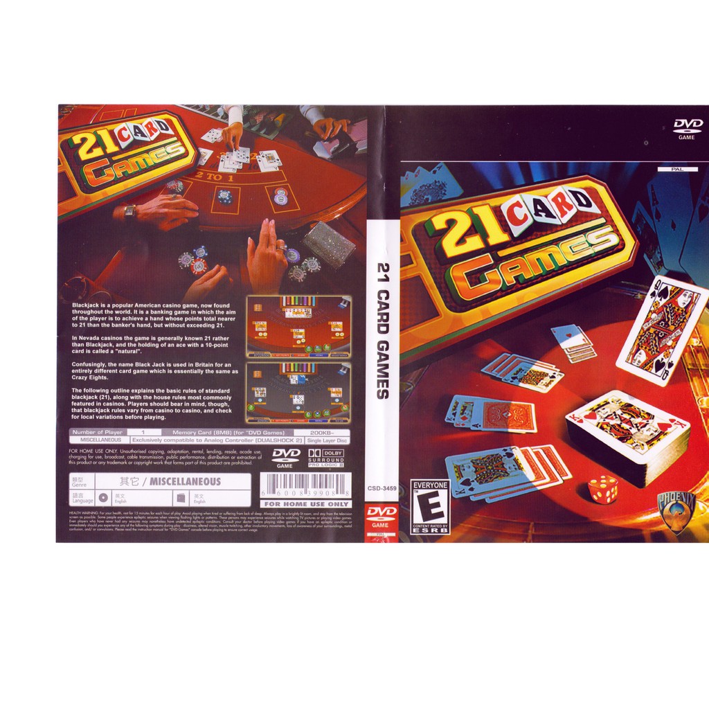 PS2 GAME COLLECTION 21 CARD GAMES | Shopee Singapore