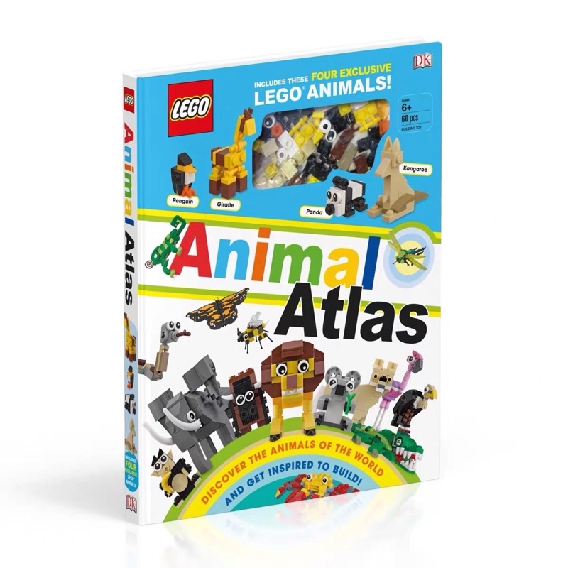 DK @ Lego Animal Atlas with 4 exclusive animal models 乐高动物图集:含四个动物人偶(企鹅 ...