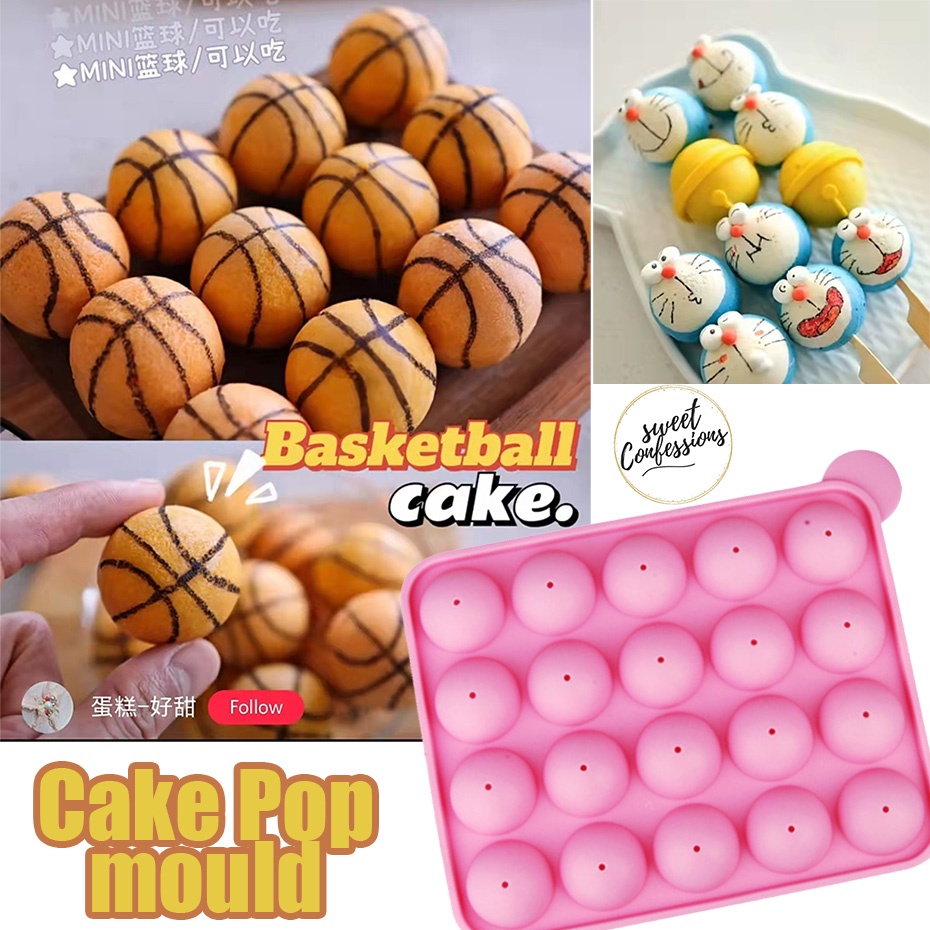 20 hole cake pop mould ball mould dome mold truffle ball mould for ...