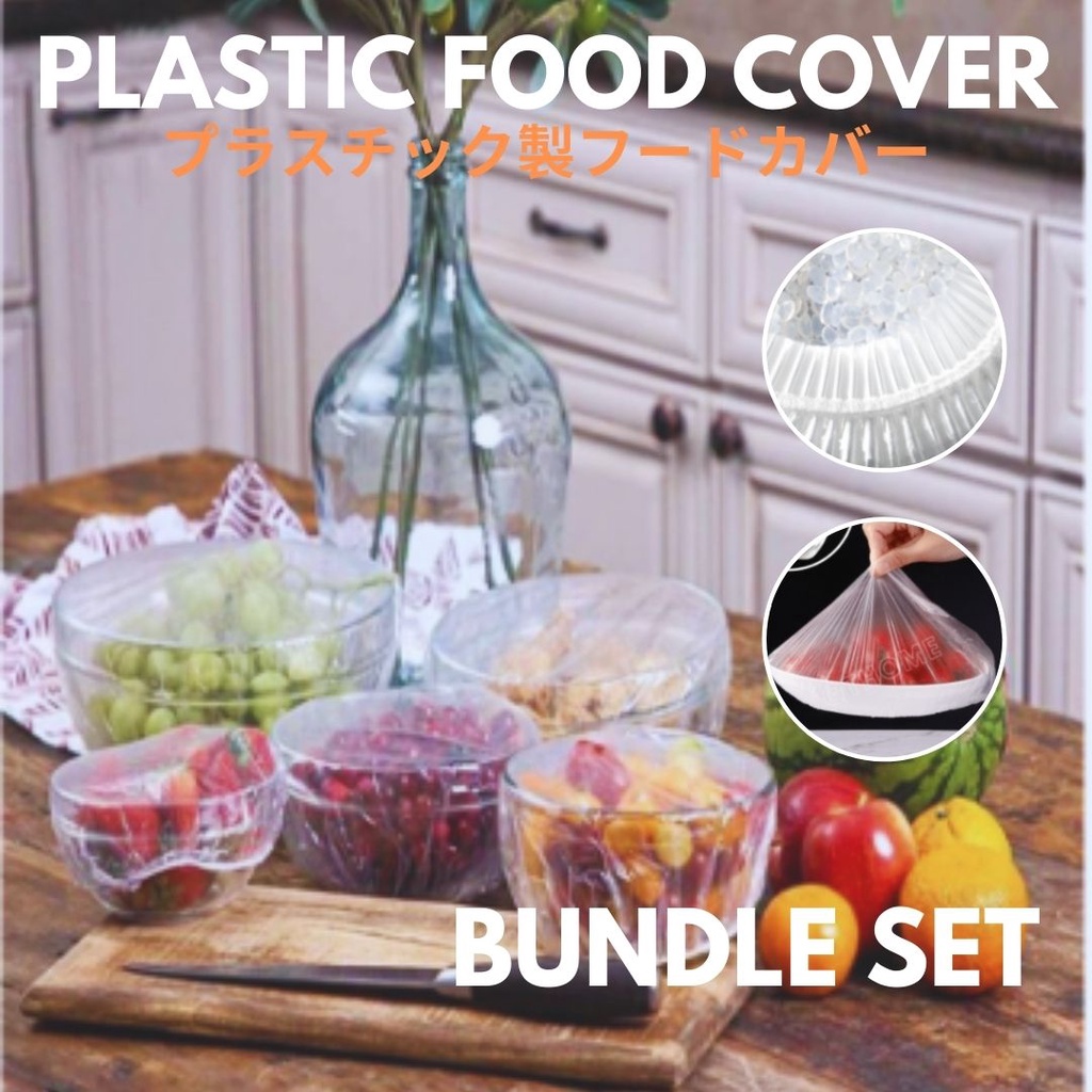 🇸🇬 KOMANO™🇸🇬Food Grade Plastic Food Wrap Cover 🔥Disposable🔥Kitchen Food ...